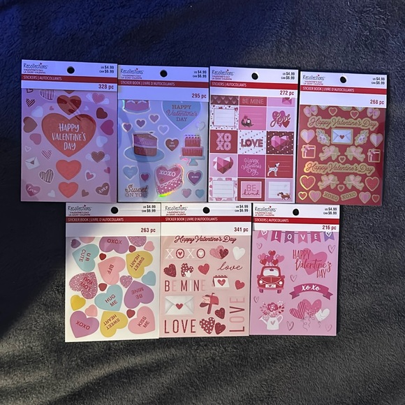 Recollections | Other | 7 Recollections Valentine Themed 2 Sheet ...